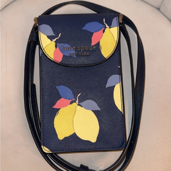 kate spade | Bags | Kate Spade Lemon Print Crossbody Phone Bag | Poshmark